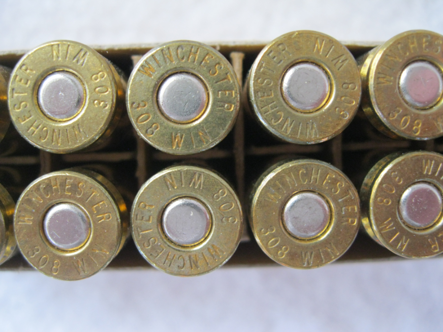 Winchester .308 180 Grain Power Point Sp Saami Reference Ammunition ...