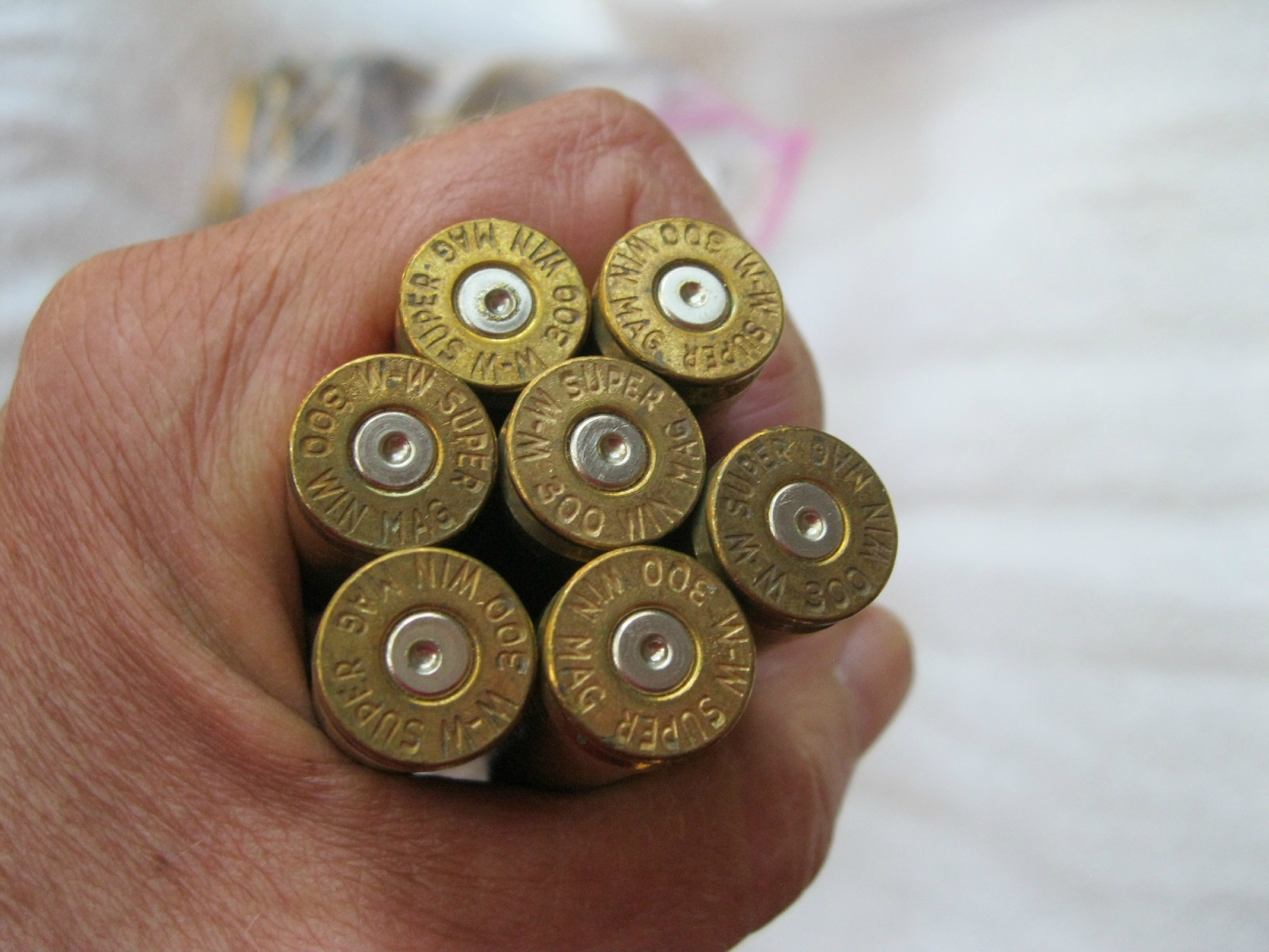 .300 Winchester Magnum Brass Once-Fired Cases 93 Count Reloading ...
