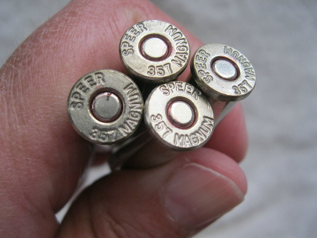 .357 Magnum Speer Nickel Primed Brass Cartridge Cases 49 Count ...