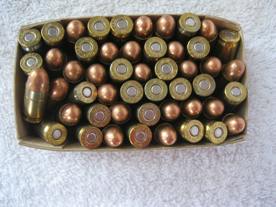 380 Automatic 95 Grain Full Metal Case Saami Reference Ammunition Ammo ...