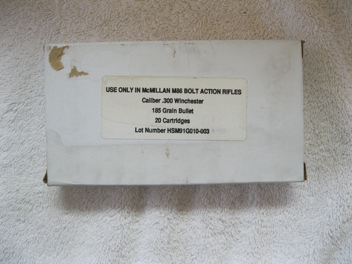 .300 Winchester Magnum 185 Grain Made For Secret Service Snipers Use ...