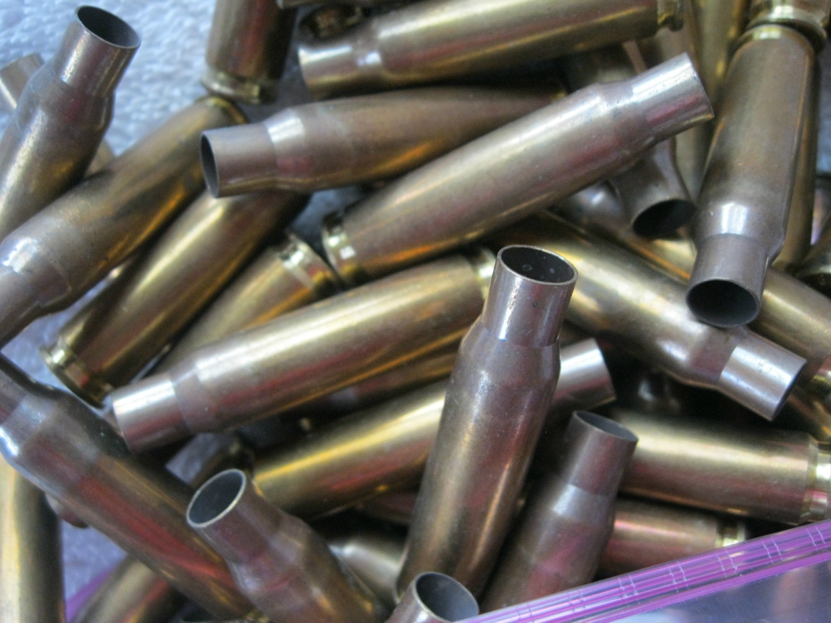 Winchester .308 IMI PRIMER TESTED BRASS 106 count ISRAELI MILITARY ...