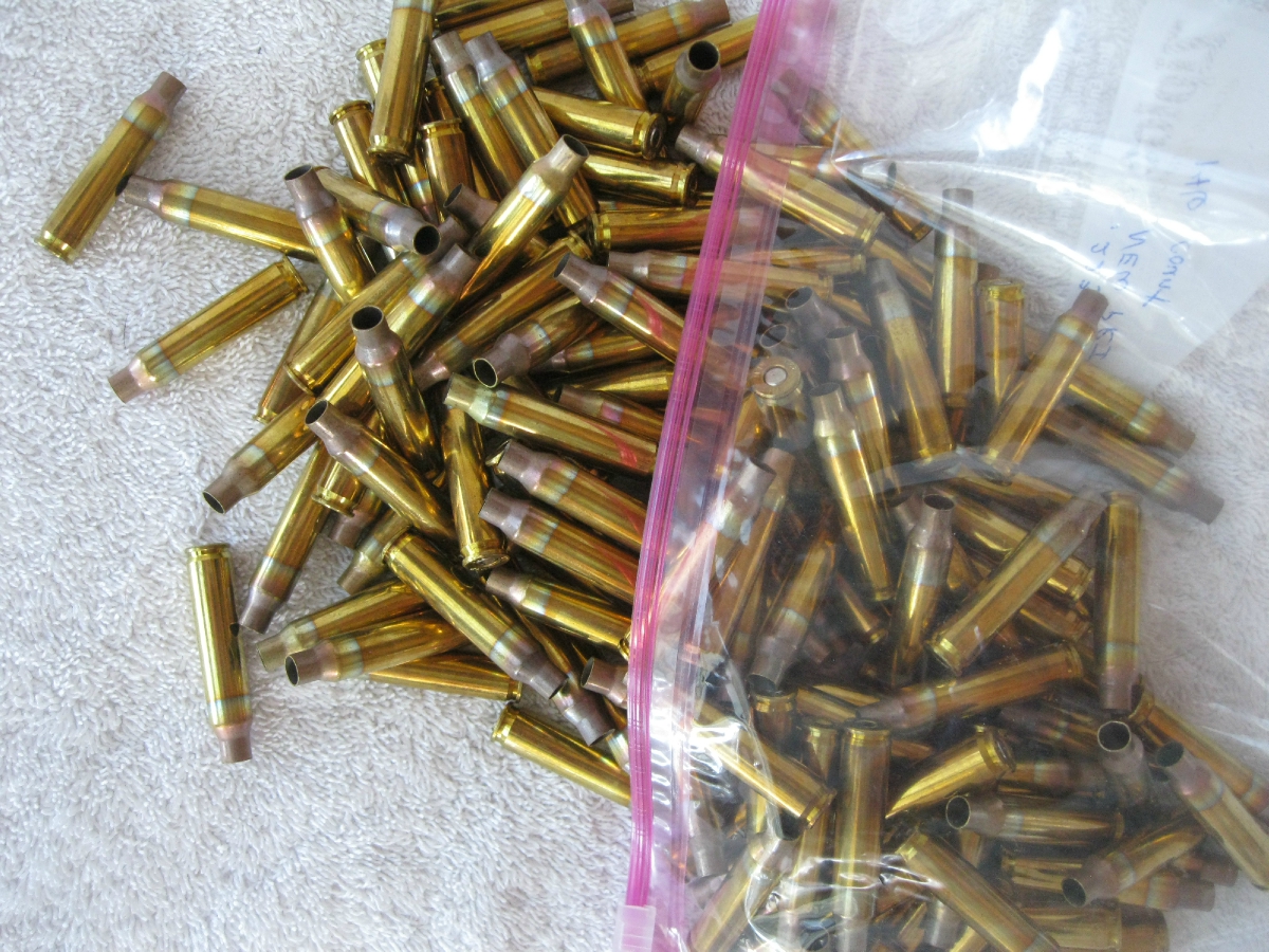 .223 Remington Imi .223 New Primed Brass Cartridge Cases 146 Count ...