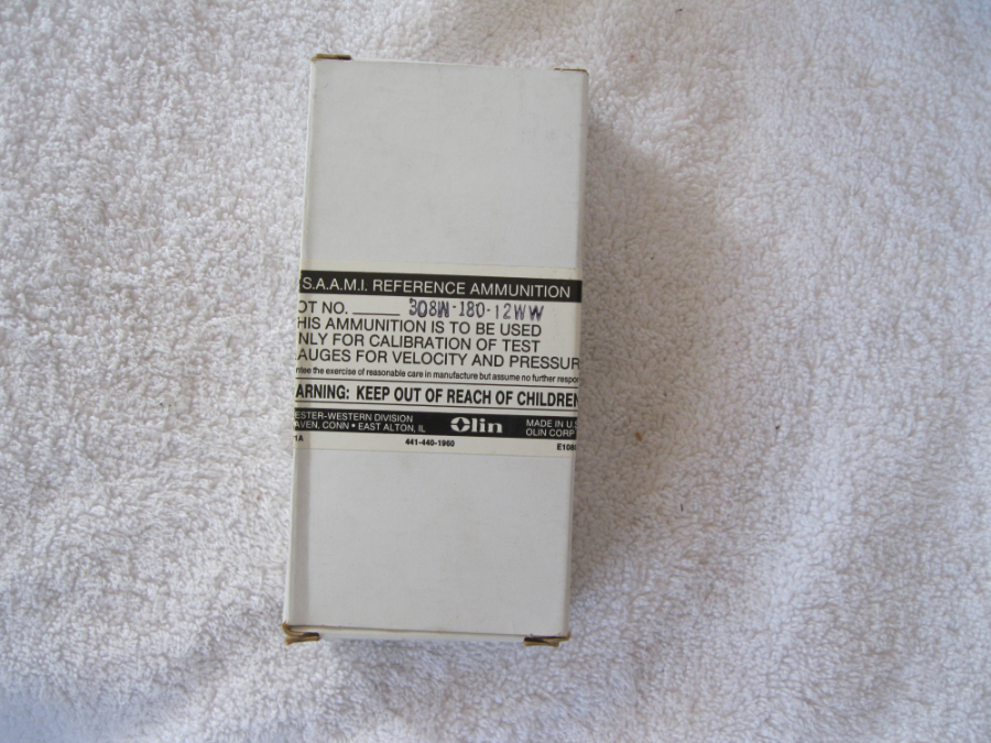 Pictures: .308 WINCHESTER 180 GRAIN POWER POINT SP SAAMI REFERENCE ...