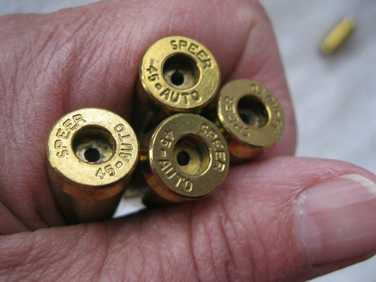 .45 Auto Acp Primer Tested Brass 100 Count Plus 1 Automatic Colt Pistol ...