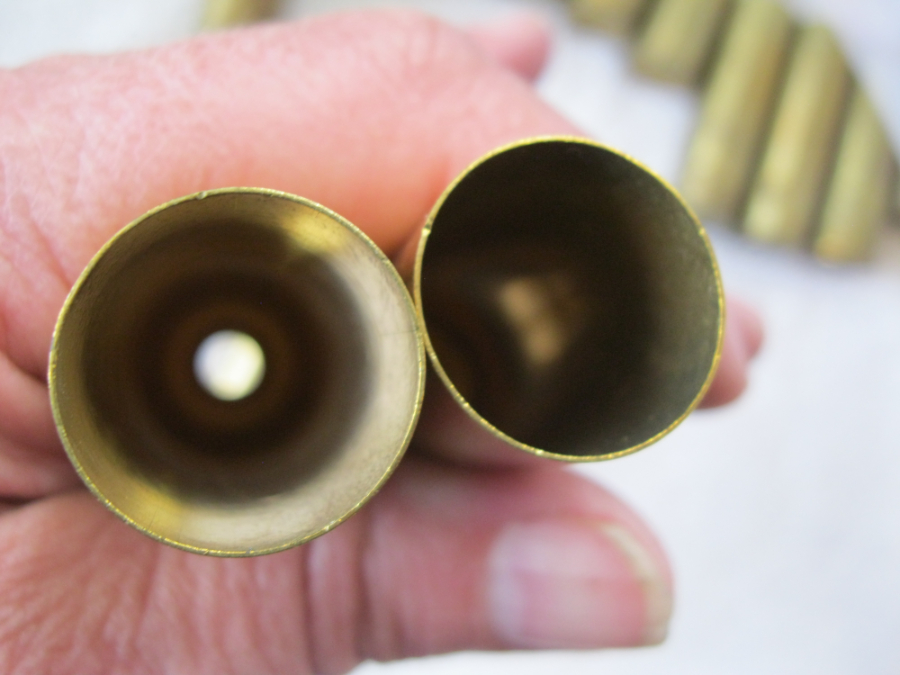 ALCAN VINTAGE NEW 12 GAUGE BRASS SHOTGUN SHELLS HULLS DOUBLE KNURL NEW ...