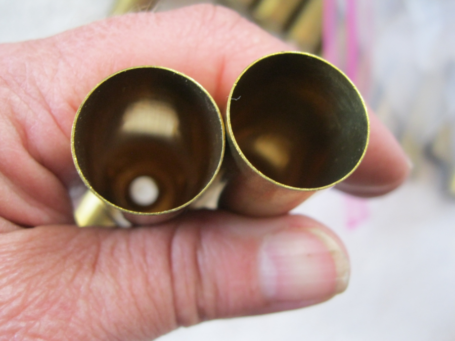 ALCAN VINTAGE NEW 12 GAUGE BRASS SHOTGUN SHELLS HULLS DOUBLE KNURL NEW ...