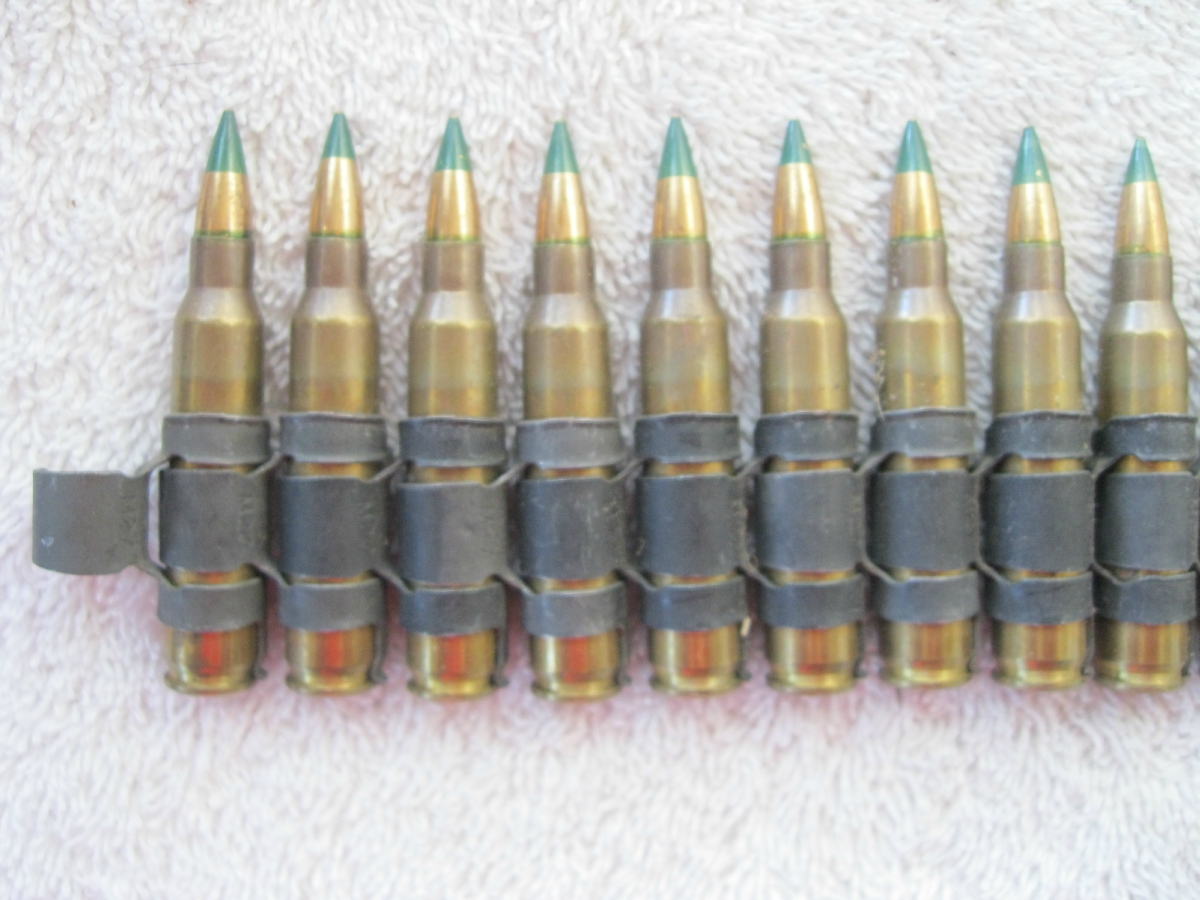 FN .223 5.56 M 86-2 ARMOR PIERCING GREEN TIP AMMUNITION AMMO 77 count ...