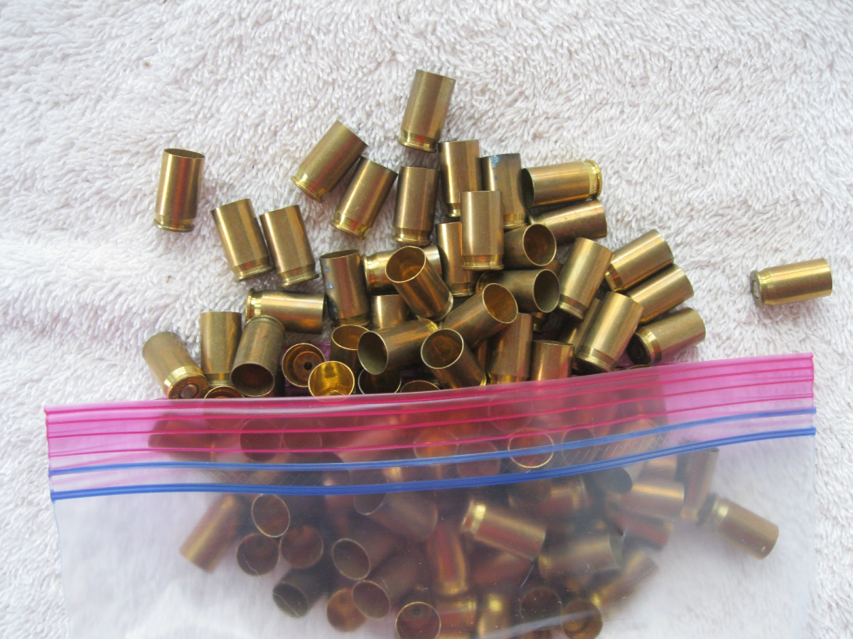 .380 Auto New Primed Brass Cartridge Cases 103 Count C.I. Reloading ...