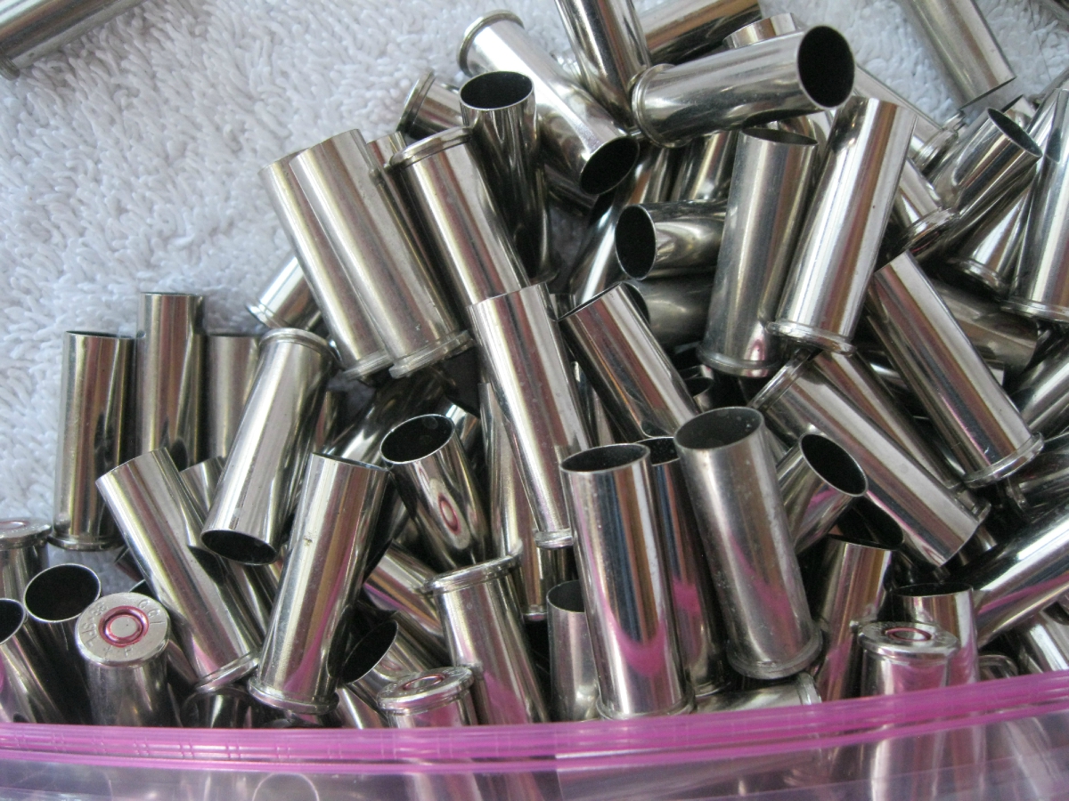 Pictures: 38 SPECIAL +P NEW NICKEL PLATED PRIMED CARTRIDGE CASES 242 ...