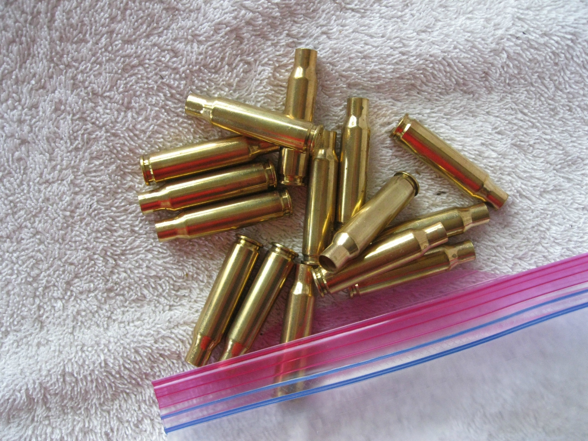 .308 New Primed Sako Brass Cartridge Cases 15 Count Reloading Components / 824-8 .308 Win. For ...