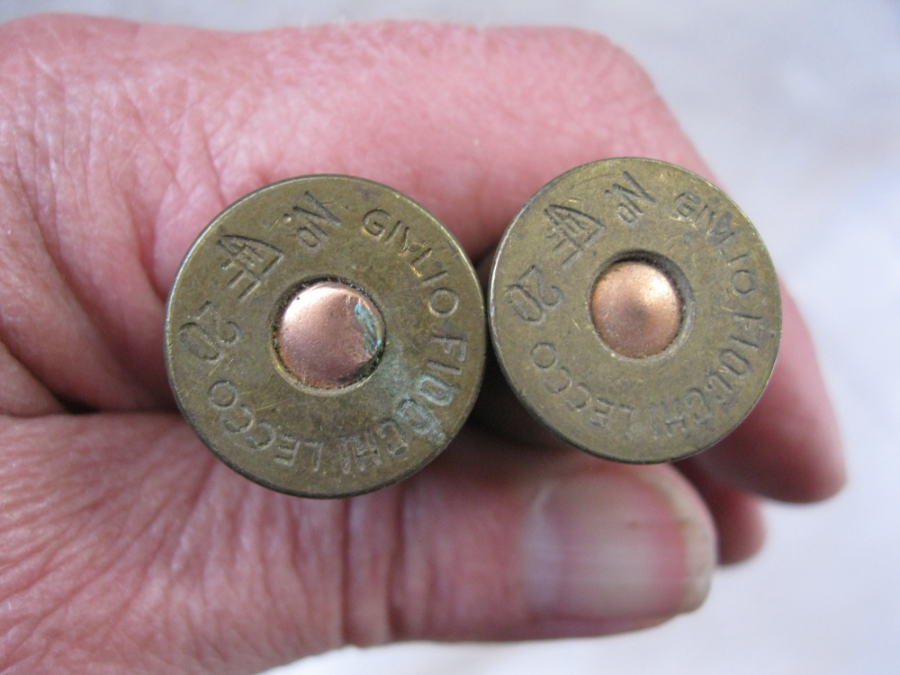 20 Gauge Brass Shotgun Shells Giulio Fiocchi Lecco Primed Berdan Primer ...