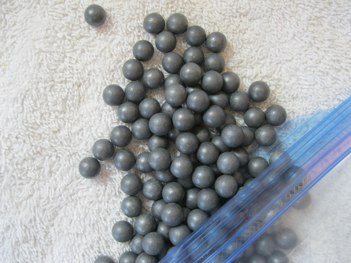 .375 ROUND BALLS 150 COUNT plus 4 MUZZLE LOADING BLACK POWDER SHOOTING ...