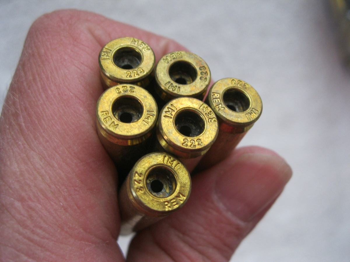 .223 Remington Imi Rem Brass Cartridge Cases Reloading Components 5.56 ...