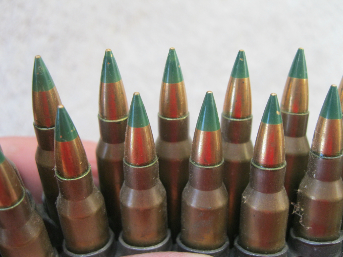 .223 5.56 Fnm 86-2 Armor Piercing Green Tip Ammunition Ammo 77 Count On ...