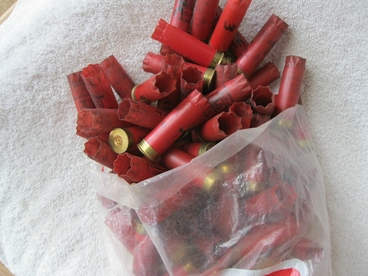 W-W WINCHESTER WESTERN 12 GAUGE AA TRAP ONCE-FIRED SHOTGUN SHELLS HULLS ...