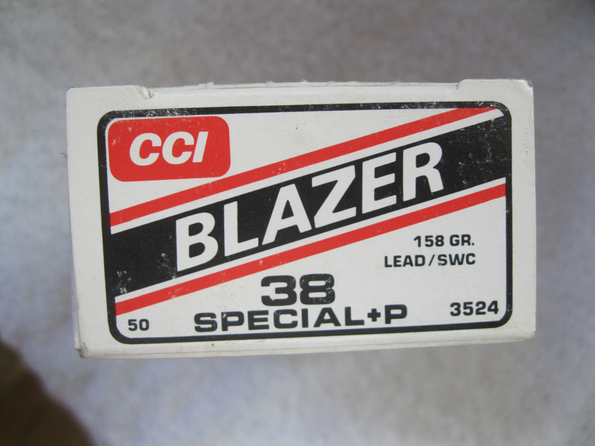 Cci Blazer 38 Special +P 158 Grain Lead / Swc Semi-Wadcutter Ammunition Ammo 50 Count / 1216-8 ...