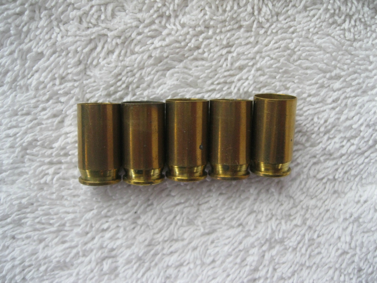 .380 AUTO CARTRIDGE CASES C.I. NEW PRIMED BRASS 150 count RELOADING ...