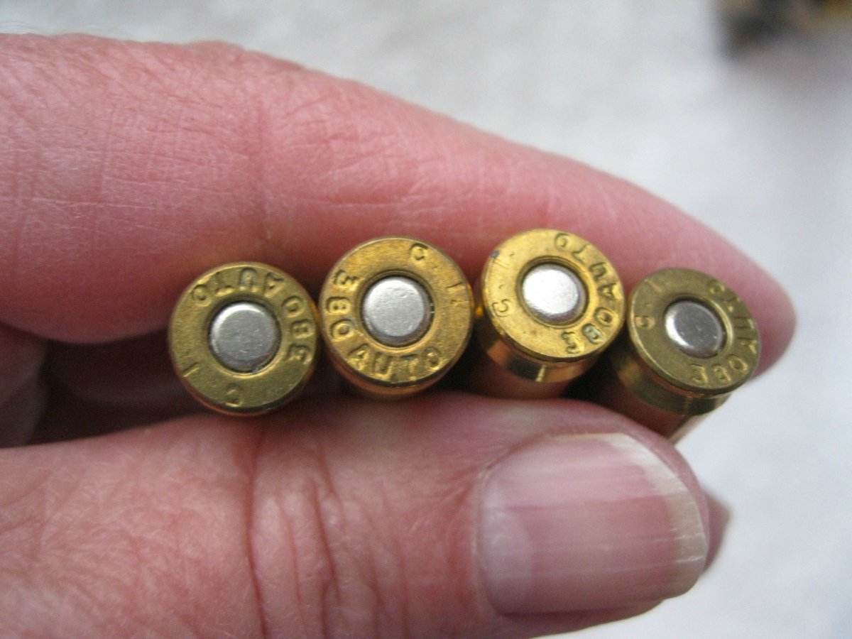 .380 AUTO CARTRIDGE CASES C.I. NEW PRIMED BRASS 150 count RELOADING ...