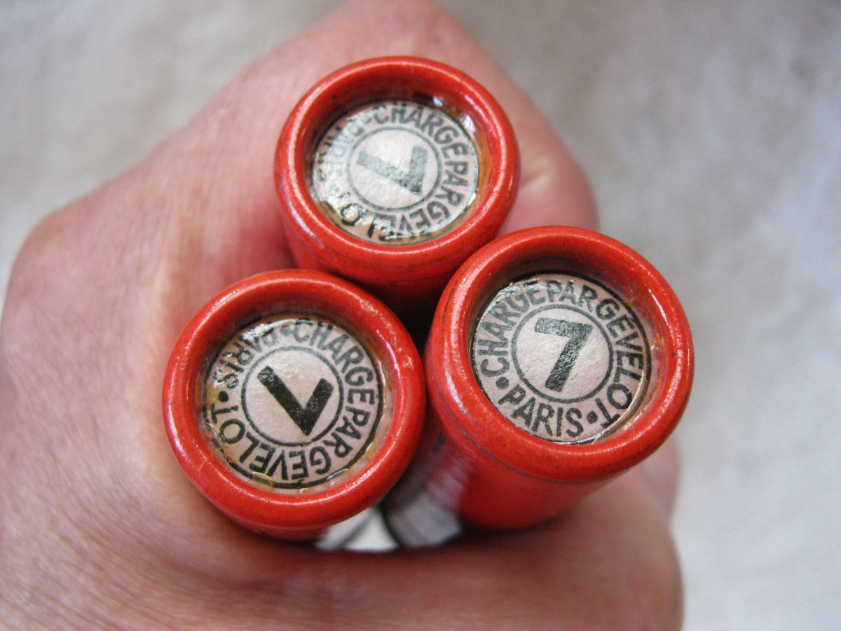 GEVELOT 12 GAUGE SHOTGUN SHELLS PARIS GALLIA AMINOX 7 ROLL CRIMP CHARGE ...