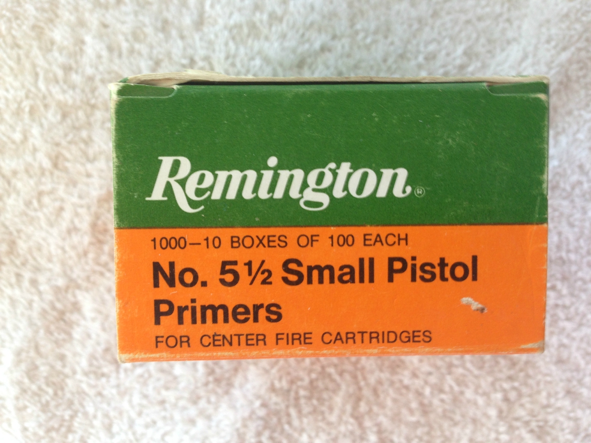 Remington No. 5 1/2 Small Pistol Primers 800 Count For Center Fire ...