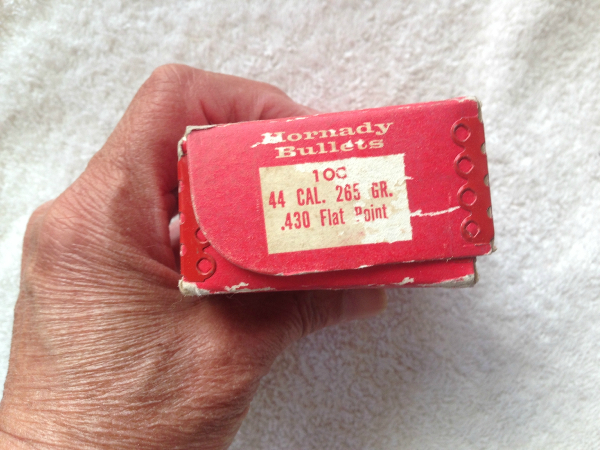Hornady .44 CALIBER 265 GRAIN .430 DIA FLAT POINT NOSE BULLETS 100 ...
