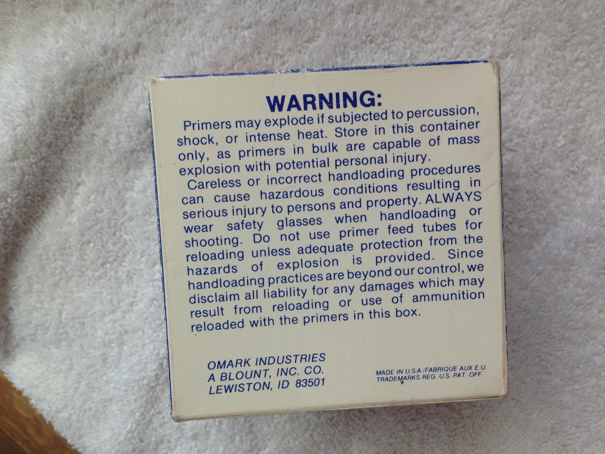 CCI Ammunition NO. 35 50 CALIBER BMG PRIMERS BROWNING MACHINE GUN 500 ...