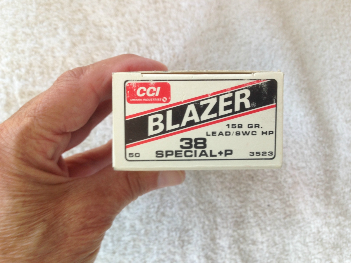 CCI Ammunition 38 SPECIAL +P 158 GRAIN LEAD SWC SEMI-WADCUTTER HP HOLLOW POINT BLAZER AMMUNITION ...