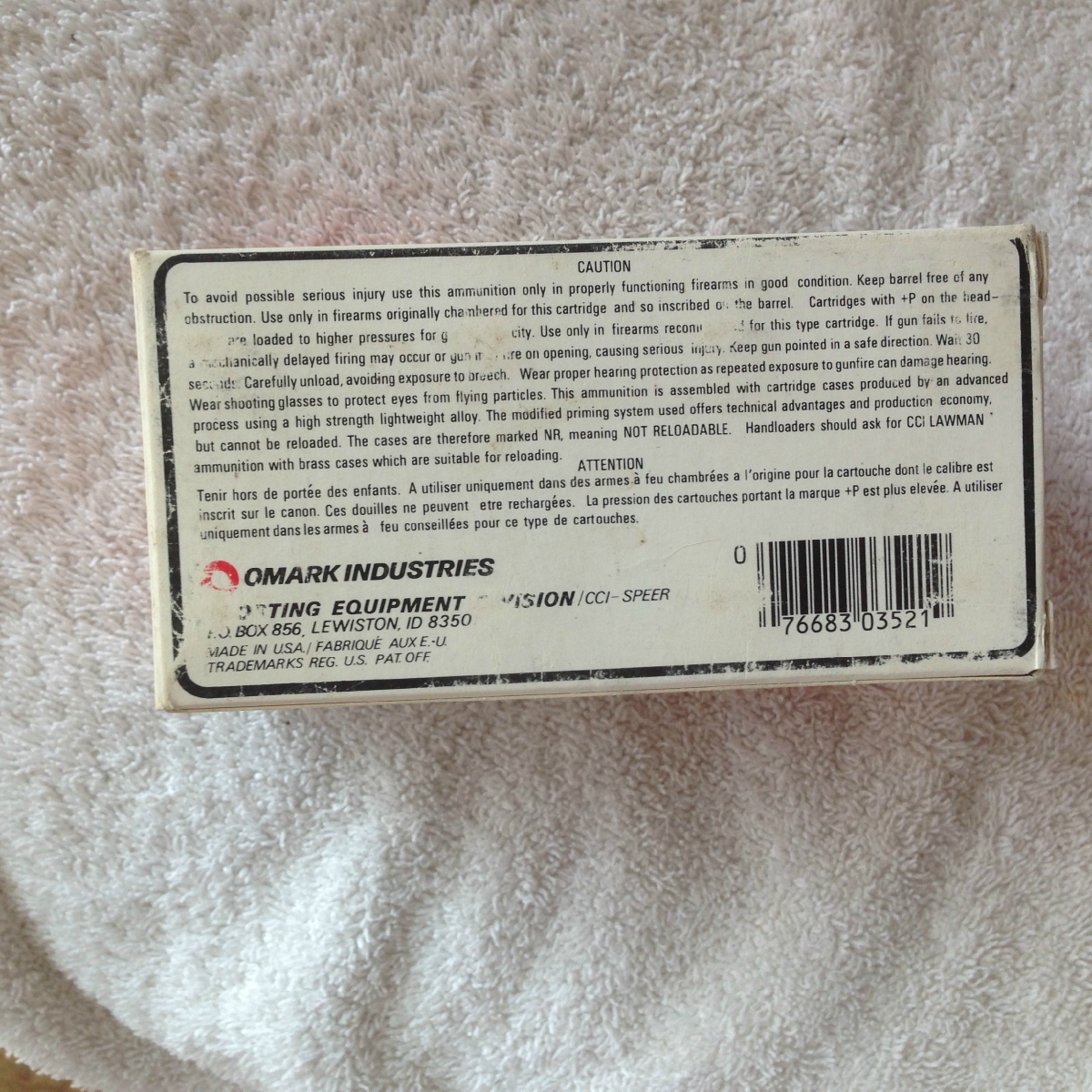 Omark Industries Cci Blazer 38 Special 158 Grain Round Nose Lead Ammunition Ammo 73 Count / 826 ...