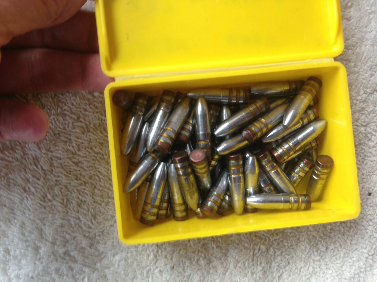 Rcbs Cast .270 Caliber .277 Diameter 150 Grain Lead Bullets Gas Checks ...