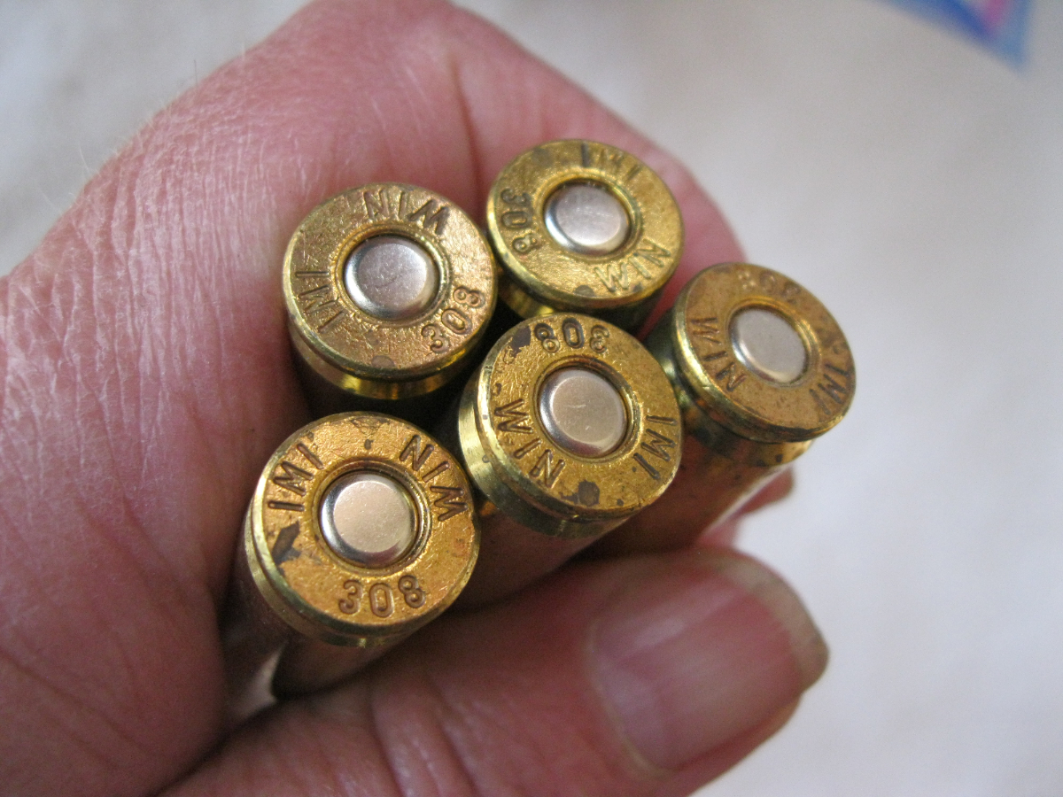 .308 New Primed Winchester Cartridge Cases 52 Count Reloading ...