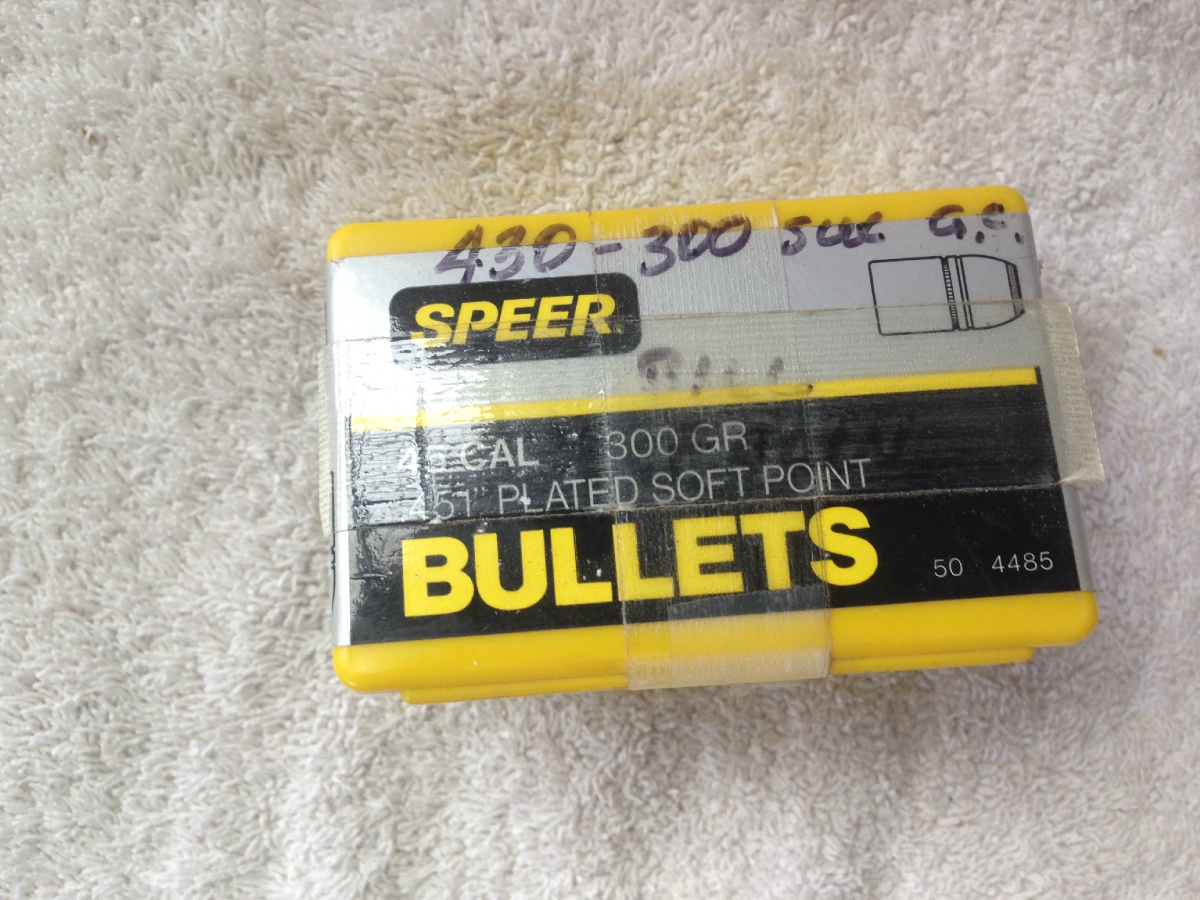 .44 CALIBER .430 DIAMETER 300 GRAIN SEMI-WADCUTTER LUBED AND GAS ...