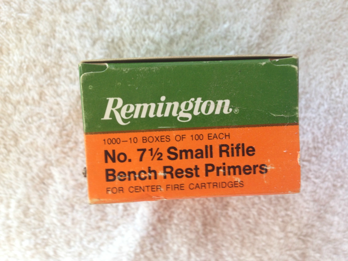 Remington No. 7 1/2 Small Rifle Bench Rest Primers 500 Count / 727-0 ...