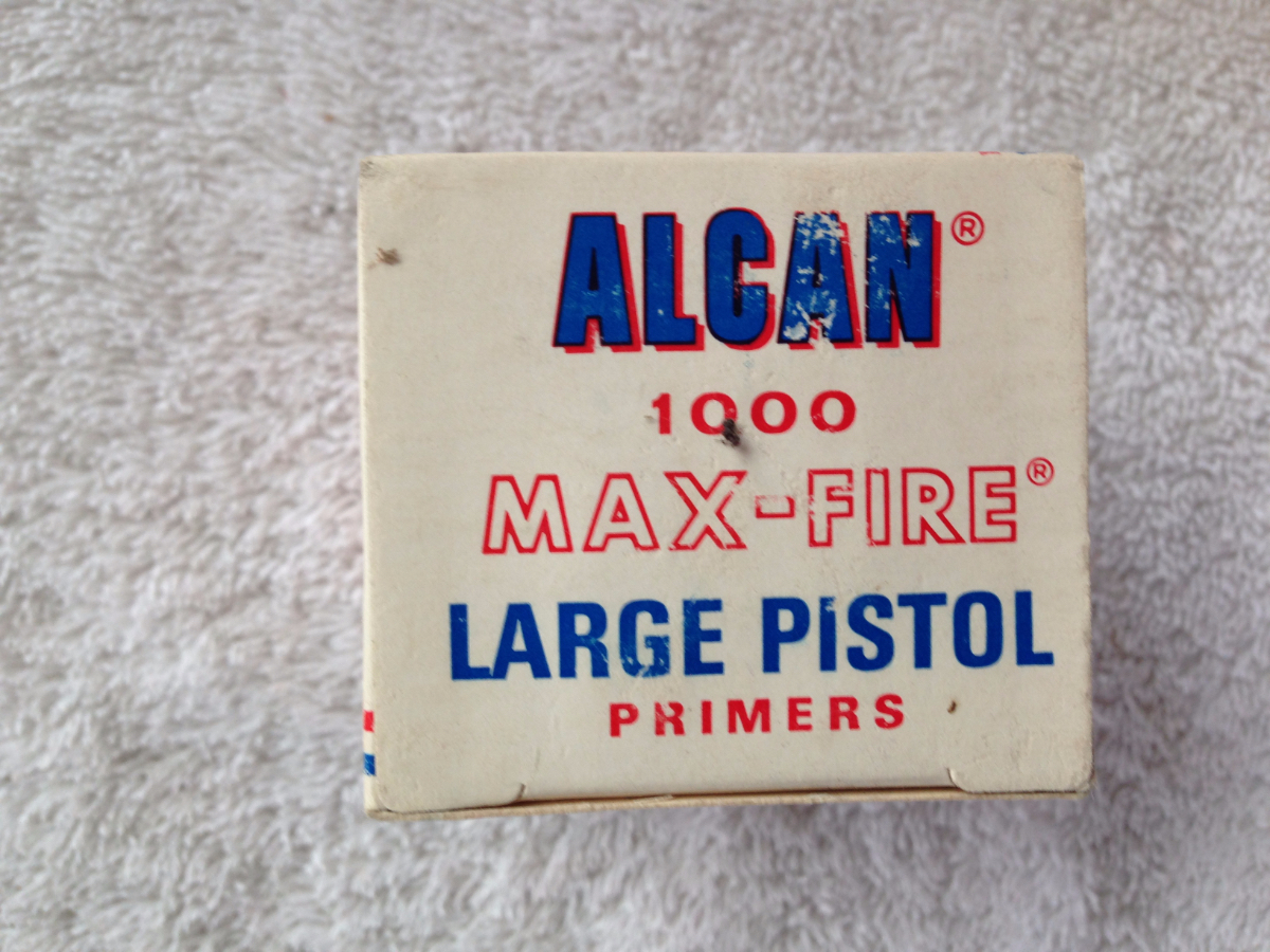 Alcan Max-Fire Large Pistol Primers 900 Count / 1010-0 For Sale at ...
