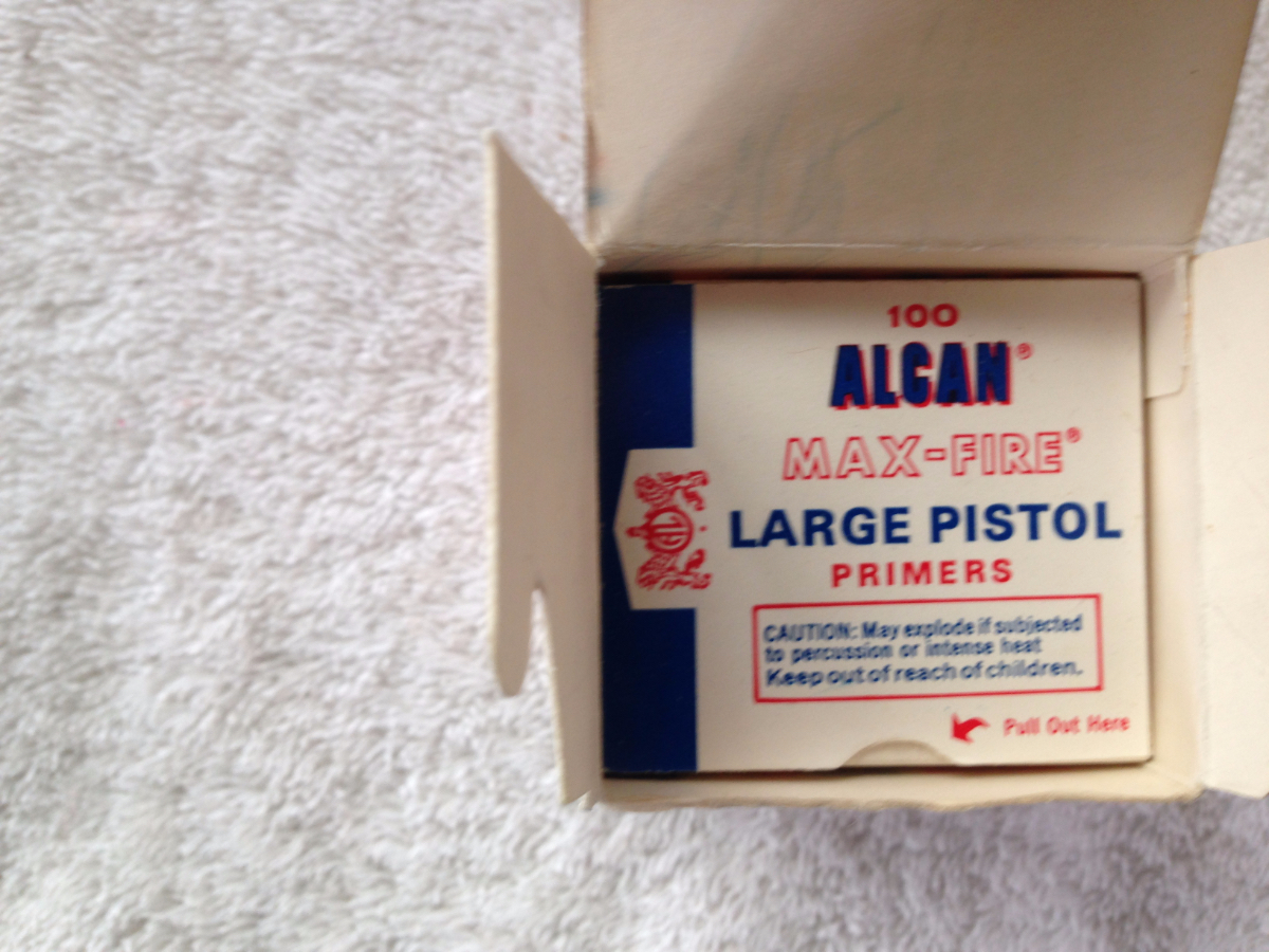 Alcan Max-Fire Large Pistol Primers 900 Count / 1010-0 For Sale at ...