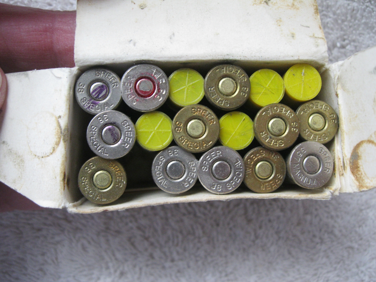 38 SPL /357 SHOTSHELLS 17 COUNT #6 SHOT SPEER MIXED BRASS & NICKEL ...