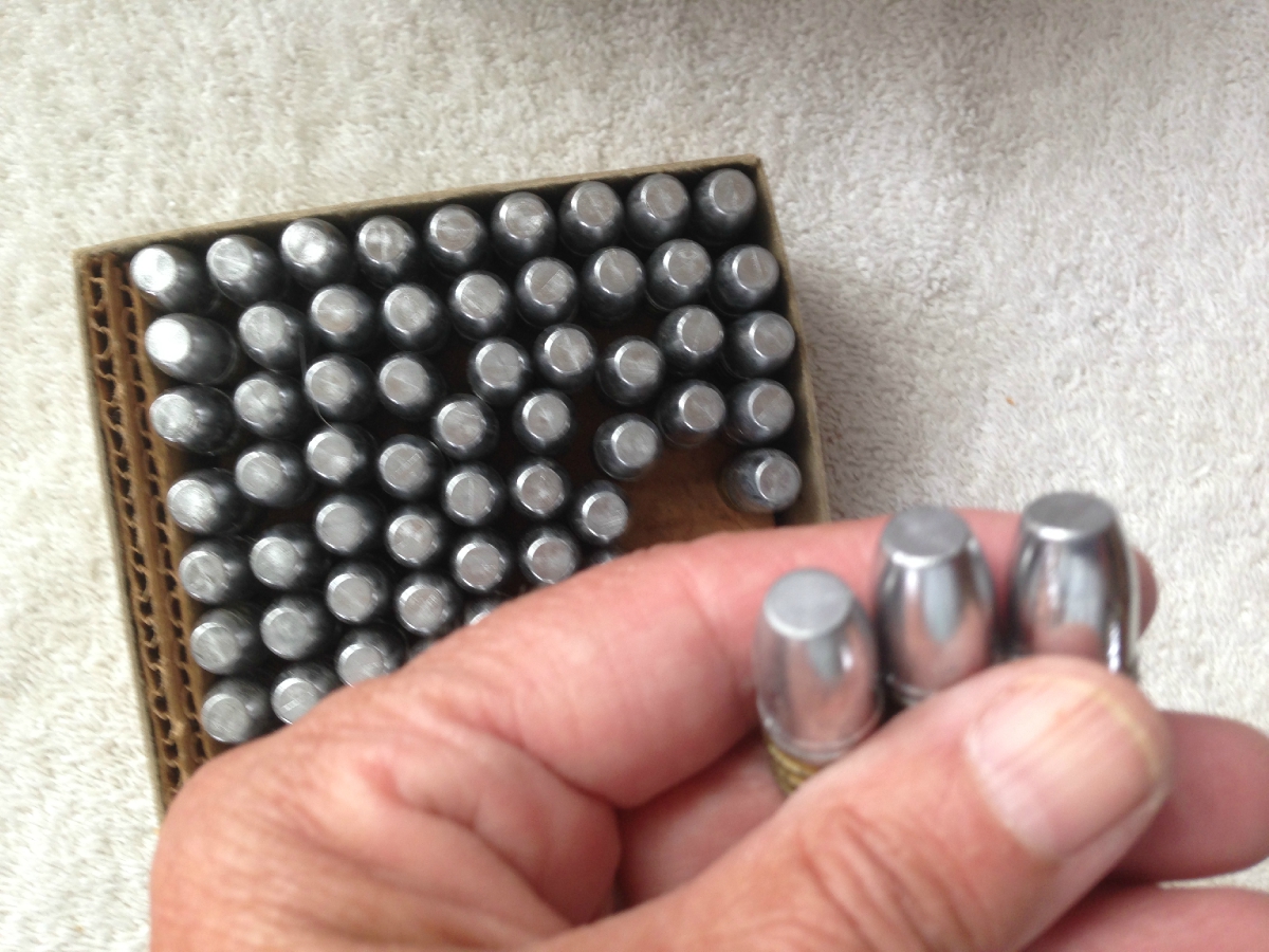 Rcbs .44 Caliber 370 Grain Flat Nose Lead Bullets .445 / .446 Diameter ...