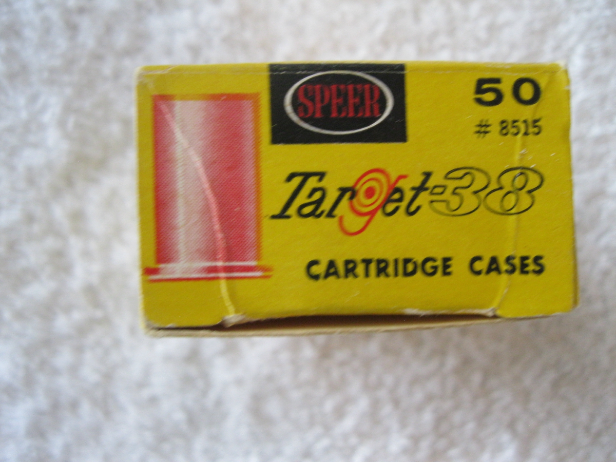 SPEER TARGET-38 PLASTIC TRAINING CARTRIDGE CASES AMMUNITION AMMO 7 ...