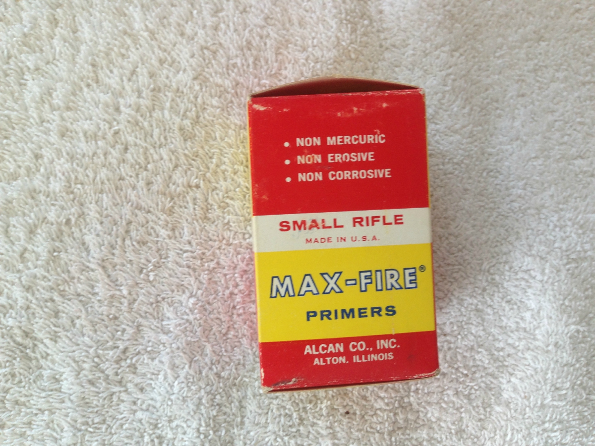 Alcan Max-Fire Small Rifle Primers 1000 Count Reloading Components ...