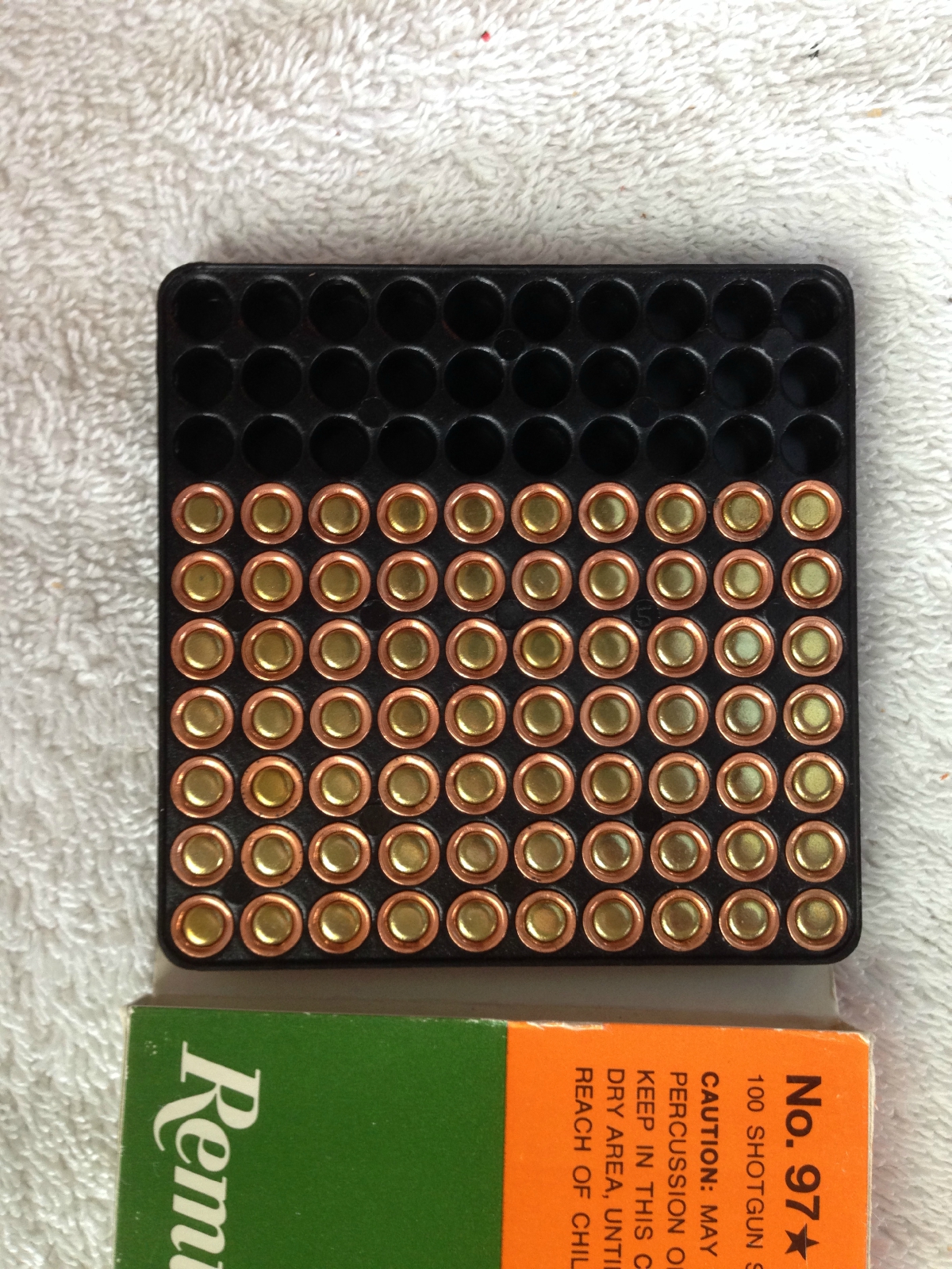 REMINGTON NO. 97 209 SIZE PRIMERS 70 count SHOTGUN SHELL PRIMERS / 923 ...