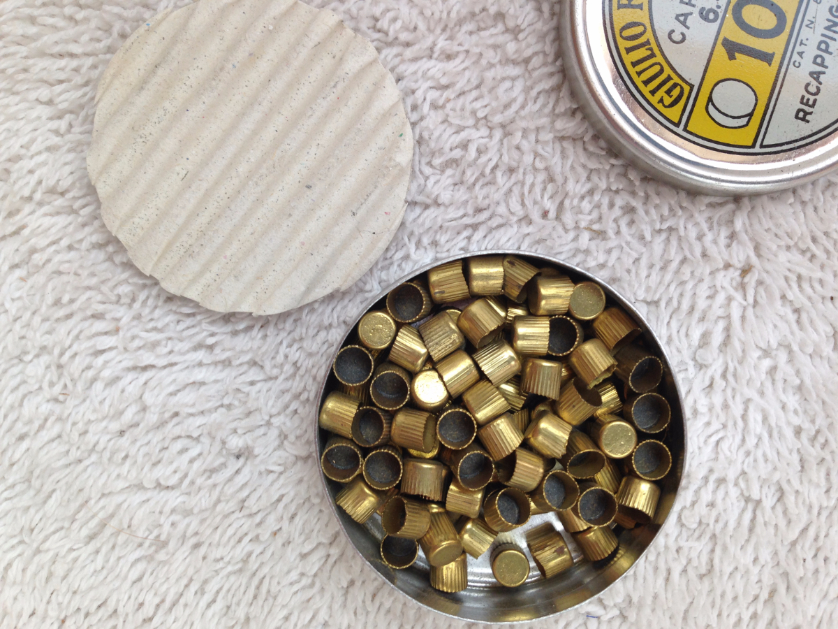 Giulio Fiocchi-Lecco Percussion Caps Capsule 6.45 Recapping-Caps 100 ...