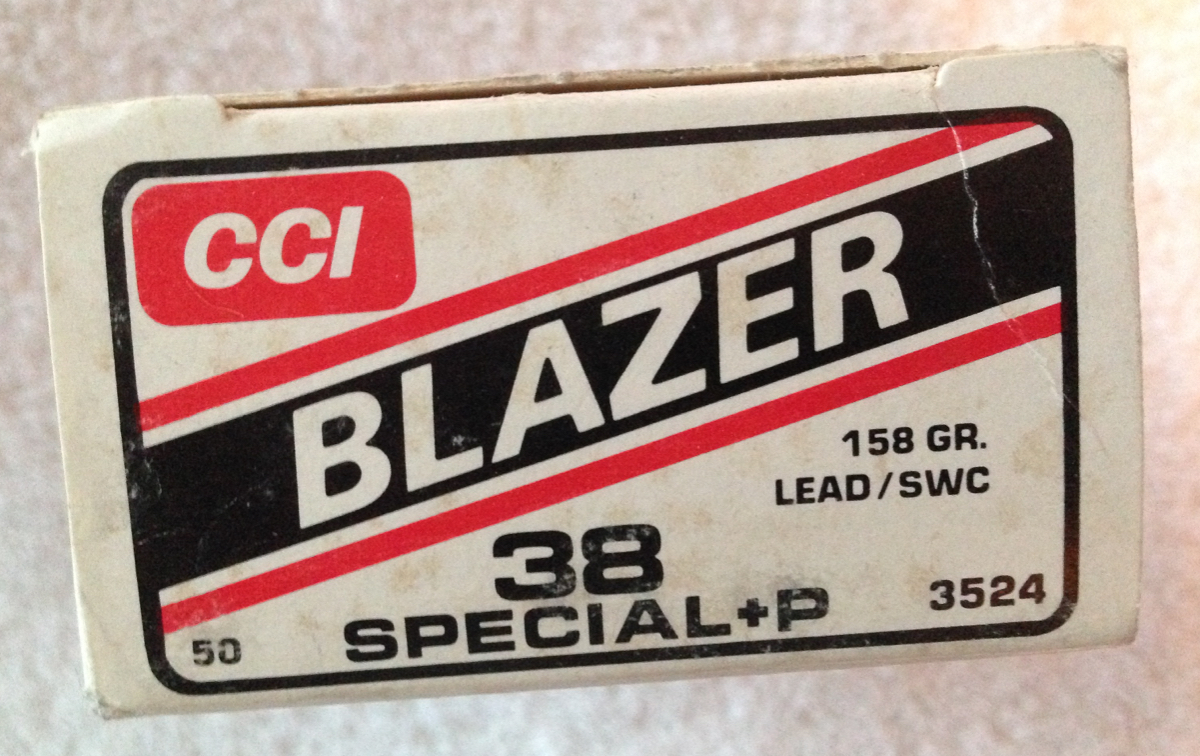 CCI Ammunition CCI BLAZER .38 SPECIAL +P 158 GRAIN LEAD SEMI-WADCUTTER L SWC AMMUNITION AMMO ...
