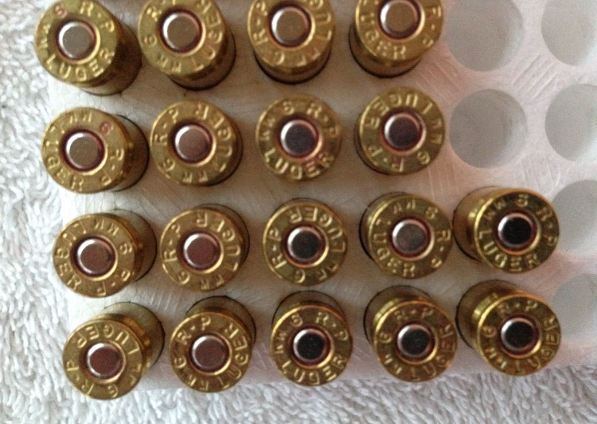 Remington 9mm Luger 124 Grain Metal Case R9mm2 Ammunition Ammo 22 Count ...