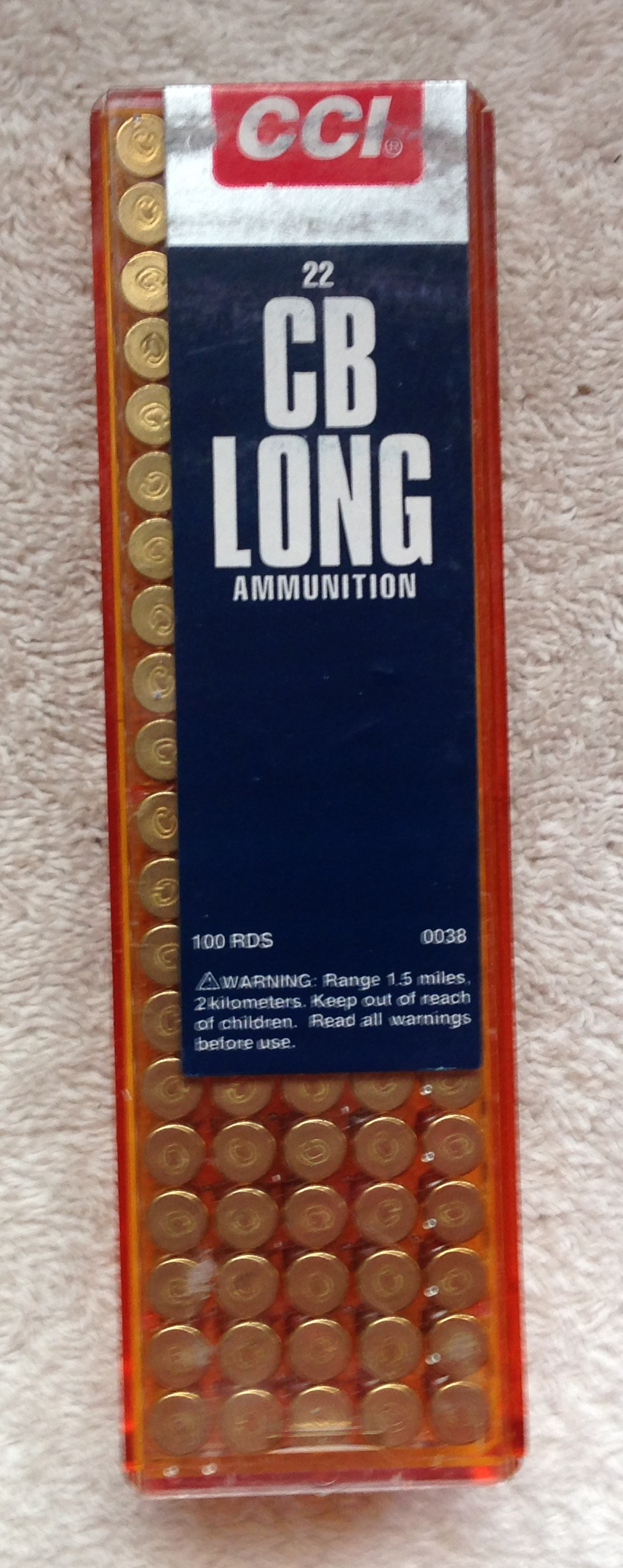 Cci Ammunition Cci .22 Short Copper Plated Round Nose Rimfire ...