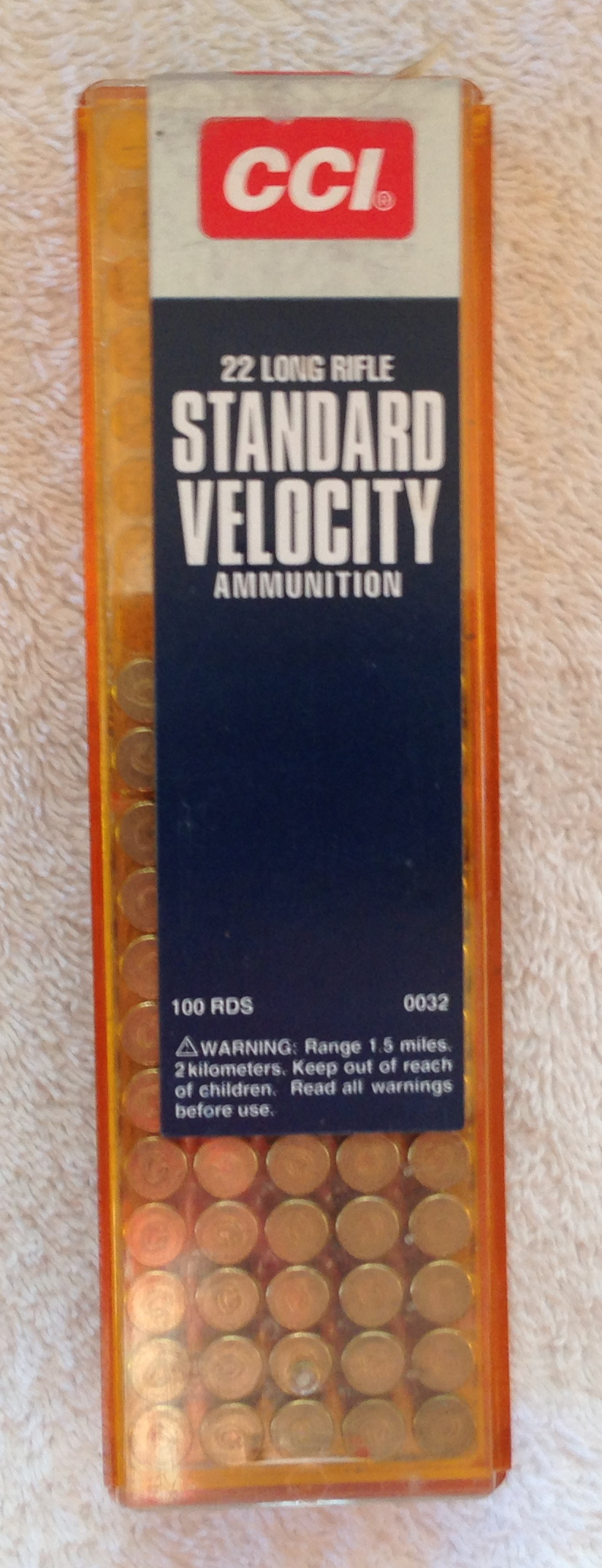Cci Ammunition Cci .22 Long Rifle Lr Standard Velocity Round Nose Lead ...