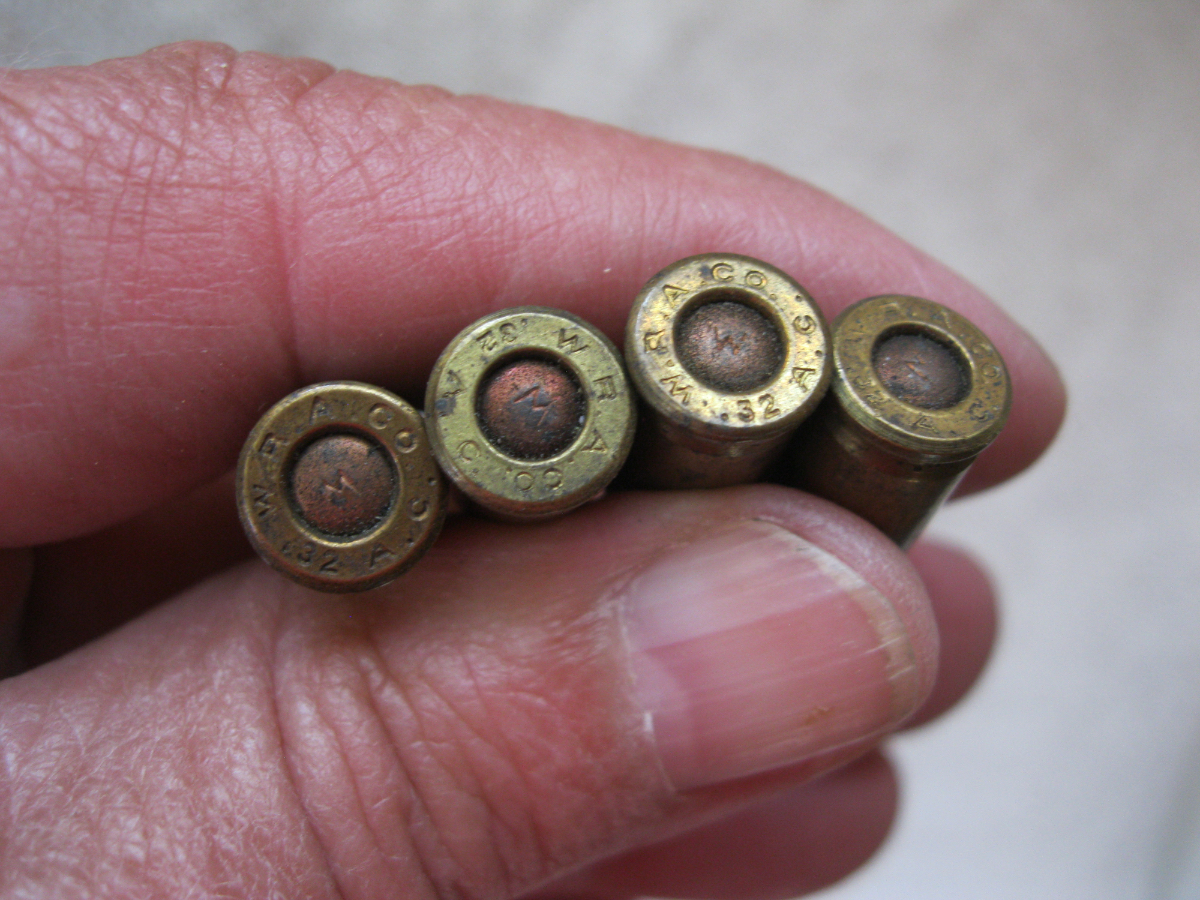 .32 Auto Ac Wra Winchester Repeating Arms W On Copper Primer Acp Round ...