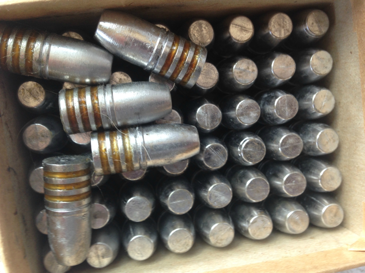 .44 CALIBER 370 GRAIN FLAT NOSE FN LEAD BULLETS .446 / .447 diameter 56 ...