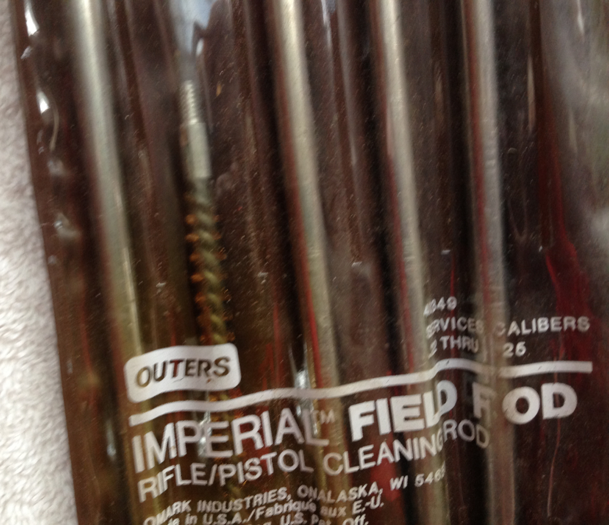 Outers Imperial Field Rod Rifle Pistol Cleaning Rod Calibers .22 - .225 ...
