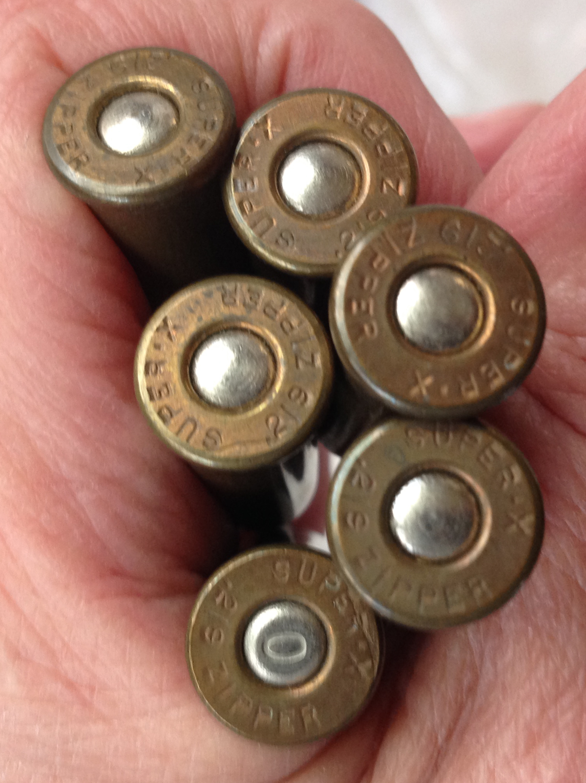 WINCHESTER .219 ZIPPER RIFLE AMMUNITION AMMO 20 count VINTAGE SUPER-X ...