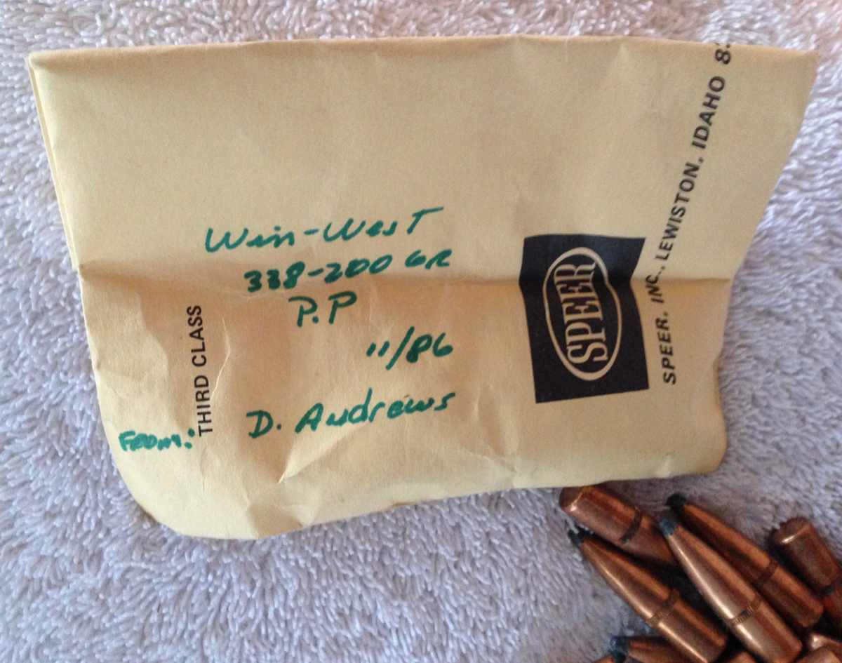 Winchester-Western 33 Caliber .338 200 Grain P.P. Spitzer Bullets Dave ...